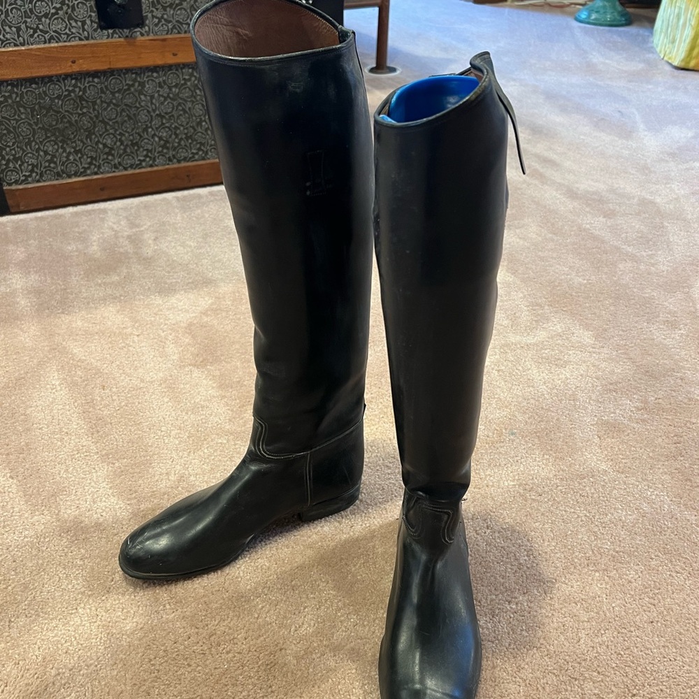 Custom Leather Riding Boots - Gem